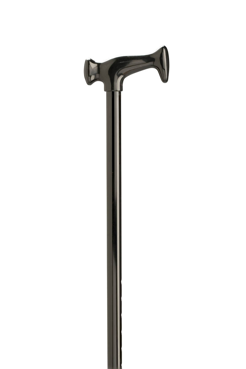 PLASTIC T HANDLE ADJUSTABLE WALKING STICK